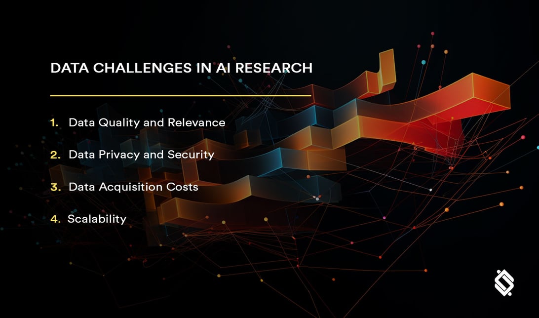 Data in AI Research: Challenges & Strategies for Effective Management